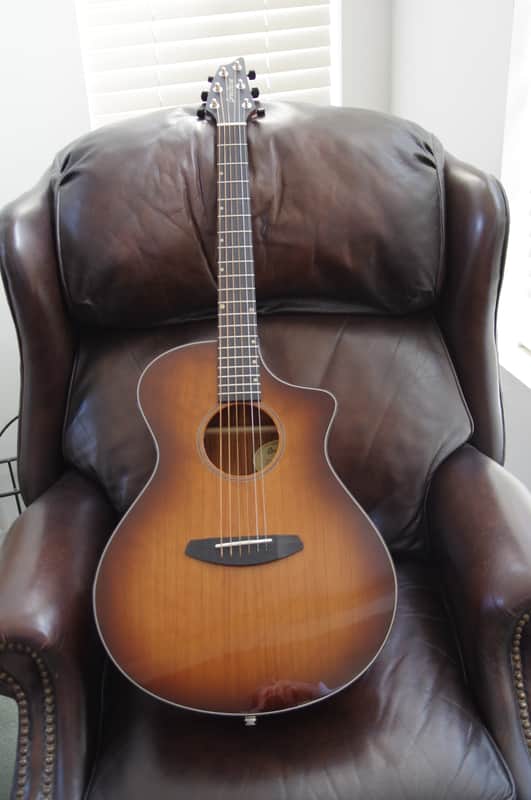 Breedlove Limited Edition Premier Concert Bourban Redwood | Reverb
