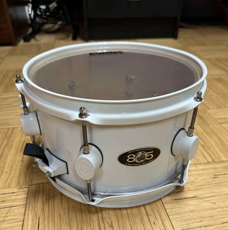 PDP 805 Series 10"x6" popcorn snare 2000s - White gloss | Reverb