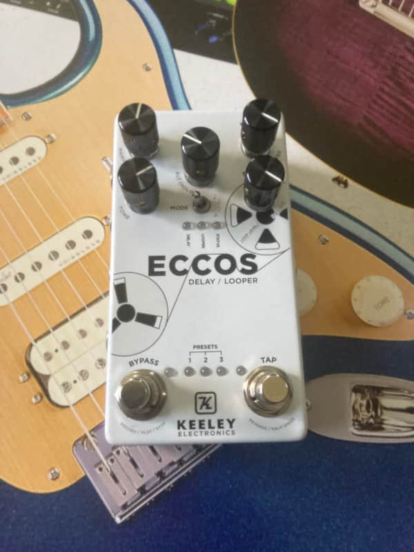 Keeley ECCOS Neo-Vintage Tape Delay 2019 - Present - White | Reverb