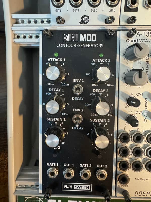 AJH Synth MiniMod Dual Contour Mini Moog Inspired Envelope | Reverb UK