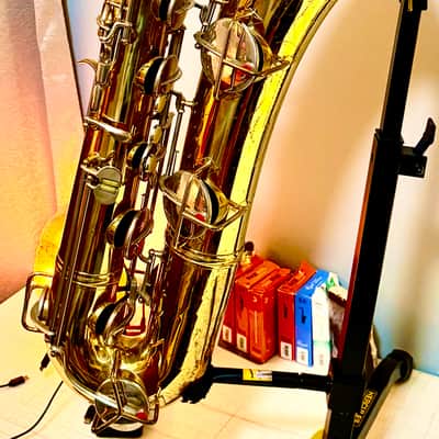 C.G. Conn Baritone Saxophone 1967 - Lacquered brass | Reverb
