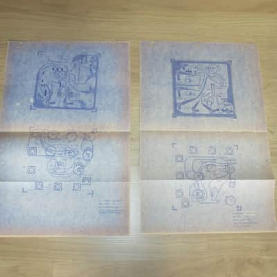 E-Mu Systems Modular Synthesizer - 2 Original Blueprints - | Reverb