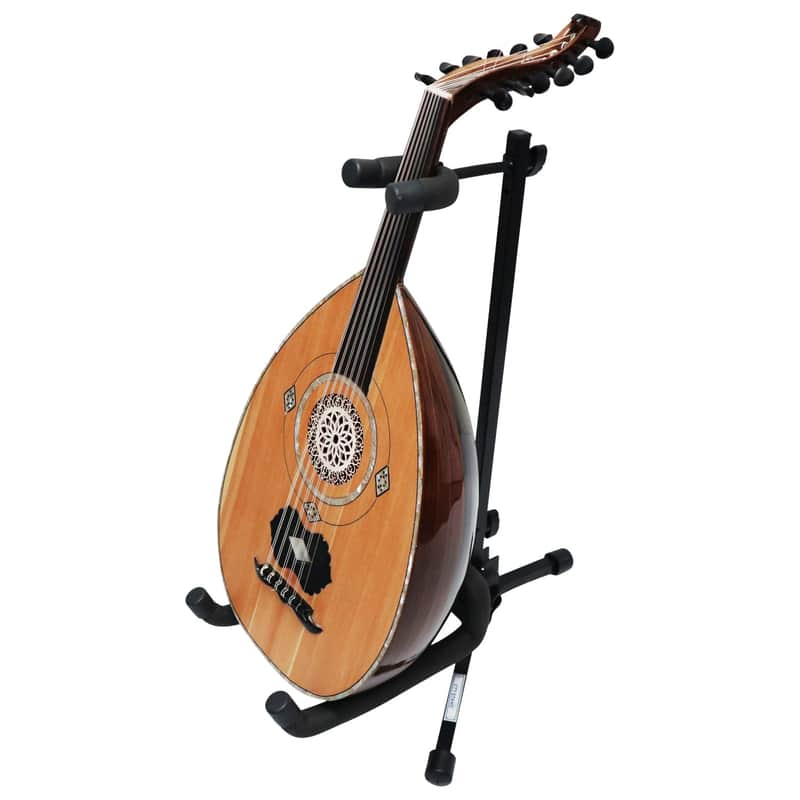 Zaza percussion - Portable Foldable Aluminum Oud Stand | Reverb