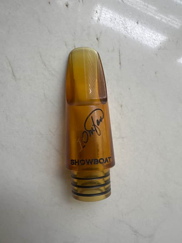 10mfan 10mFan Showboat saxophone mouthpiece - orange Ultem | Reverb