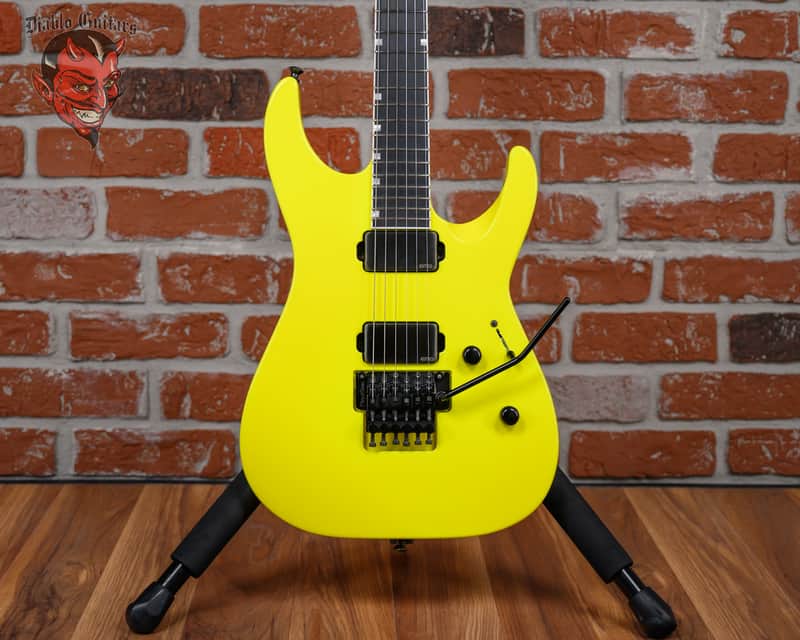 ESP Original Series M-II Custom Neon Yellow 2020 w/OHSC | Reverb