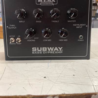 Mesa Boogie Subway bass di-preamp pedal - Black | Reverb