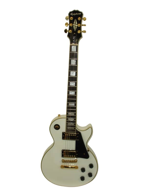 2015 Epiphone Les Paul Custom Pro Electric Guitar, Gold | Reverb