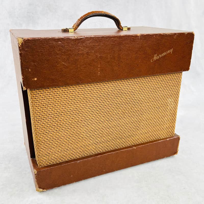 Harmony Model H194 1x8" Combo Amplifier 1950s - Brown | Reverb