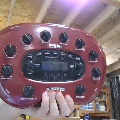 Line 6 POD xt Multi-Effect and Amp Modeler 2002 - 2006 - Red | Reverb