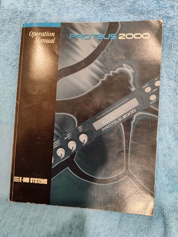 E-MU Systems Proteus 2000 Owners Manual | Reverb