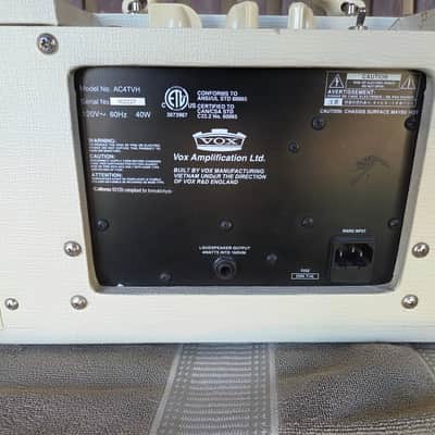 VOX Ac4tvh Amp head 4-watt w/Attenuator All Tube Power | Reverb