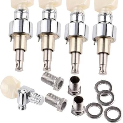 Head Tuner Tuning Peg Key Button + Bushing for Banjo Machine | Reverb