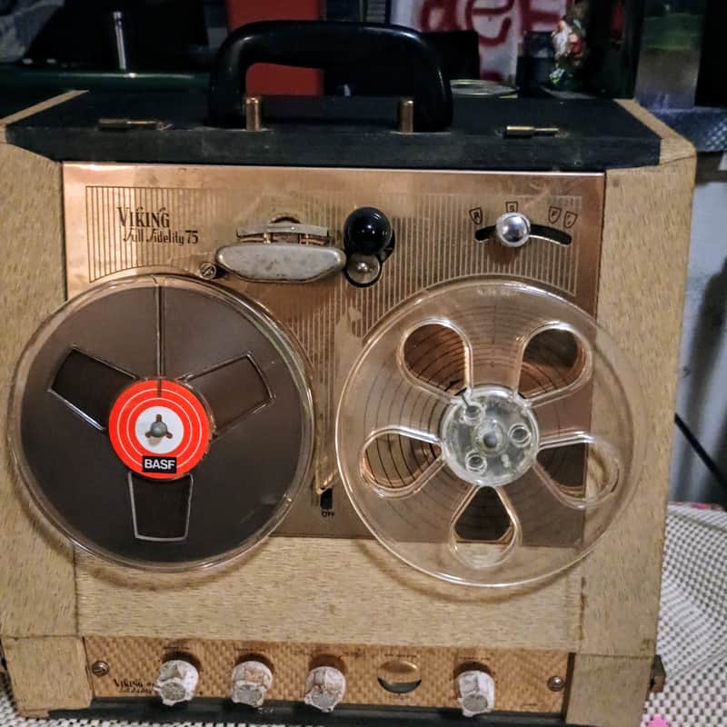 1960 VIKING FULL FIDELITY 75 REEL TO REEL WITH RP61 Tube | Reverb