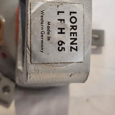 Lorenz LPH 65 Tweeter pair Late 50's - Clear Diaphragm | Reverb