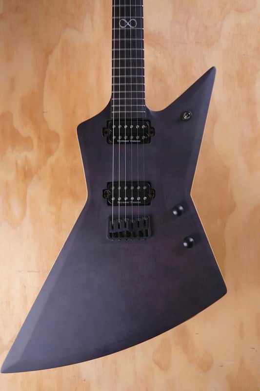 Chapman Ghost Fret Pro Electric Guitar in Black Burst Satin, | Reverb