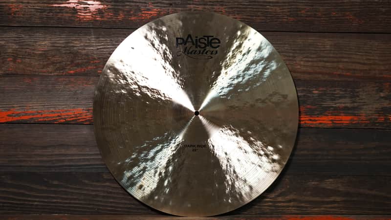 Paiste 22" Masters Dark Ride Cymbal - 2646g | Reverb