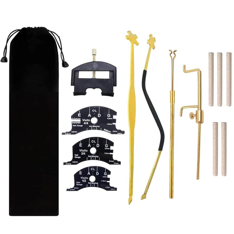 13Pcs Violin Luthier Install Repair Tool Kit Include Straight | Reverb