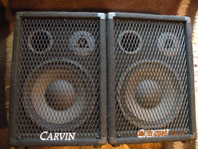 Carvin 805 PA Speakers 2000's - Black Carpeted | Reverb