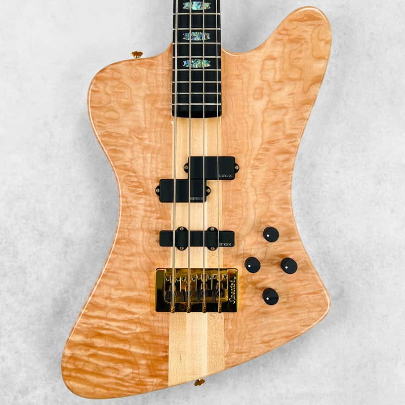 Spector 4X USA Quilt Maple 4-String Bass 2025 - Natural | Reverb