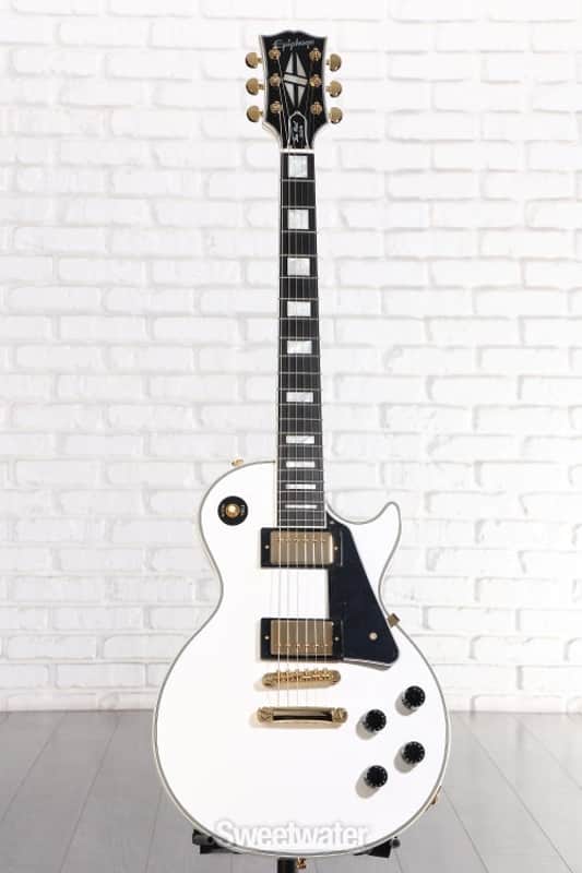 Epiphone Inspired by Gibson Custom Les Paul Custom Electric | Reverb