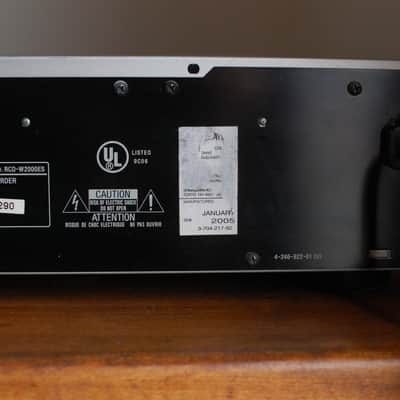 Sony RCD-W2000ES 5 Disk Changer & CD-R&RW Audio Recorder W/ | Reverb