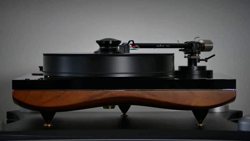 GOLD NOTE Mediterraneo Italian Walnut Turntable - B7 Ceramic | Reverb