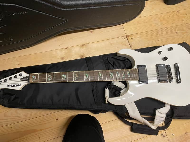 2010 Fernandes Revolver Deluxe White Free Shipping | Reverb