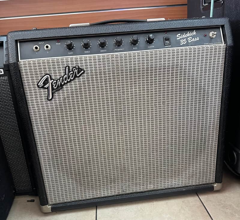 Fender sidekick bass 35 Made in Japan 1985 - black | Reverb