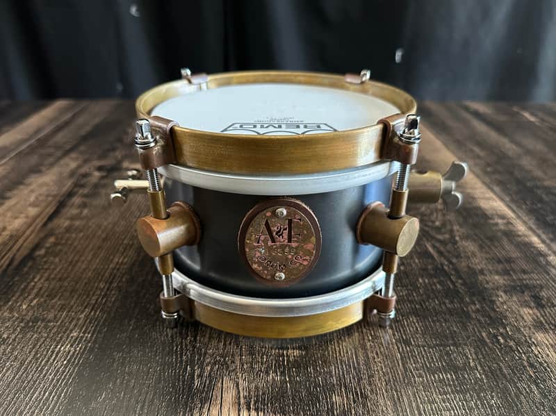 A&F Drum Co. 4x6" Raw Steel Micro Snare (2025) | Reverb