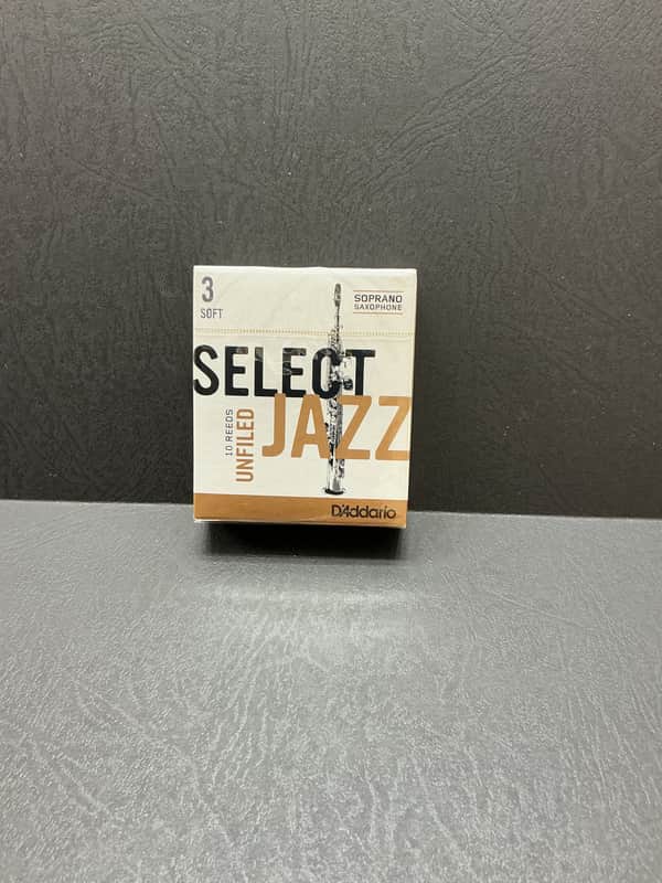 D'Addario Select Jazz 3 Soft Bb Soprano Saxophone Box of Ten | Reverb