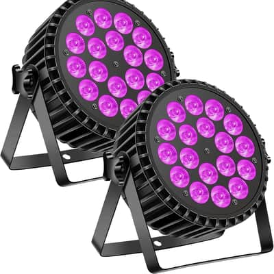 Par Can Lights Stage Lights, 18LED 180W RGB+UV Uplights Stage | Reverb