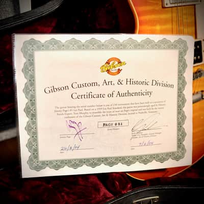 Gibson Custom Shop Jimmy Page Number 1 Aged 59 Reissue Les | Reverb