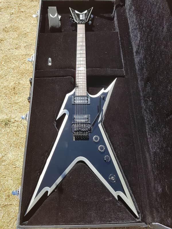 Dean Razorback Two-tone Silverblast Seymour Duncan SH-13 | Reverb