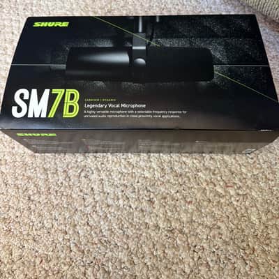 Shure SM7B Cardioid Dynamic Microphone 2001 - Present - Black | Reverb