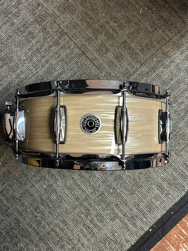 Gretsch Brooklyn Snare Drum 14x5.5 - Creme Oyster | Reverb