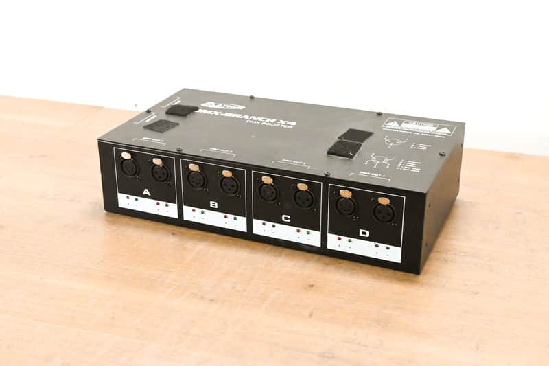 Elation DMX-Branch/4 4-Way 3-pin and 5-pin DMX Distributor | Reverb