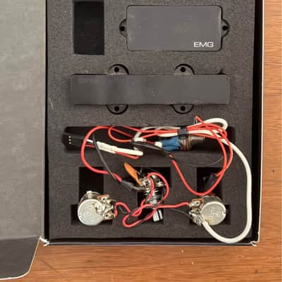 EMG PJ/SET-B Active P/J Bass Set 2010s - Black | Reverb