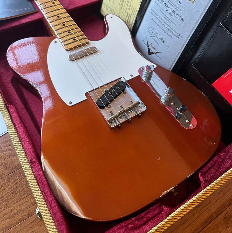 2024 Fender Custom Shop Ltd Reverse 50s Telecaster Relic - | Reverb