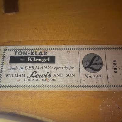 Ton Klar The Klengen, Model No. 1920 (1950-1960) | Reverb