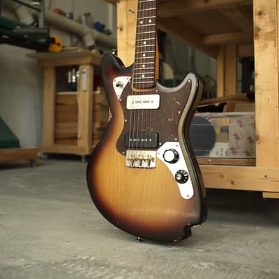 Lewis Guitars Minnow – Sunburst - Ottawa River Burst – Short | Reverb