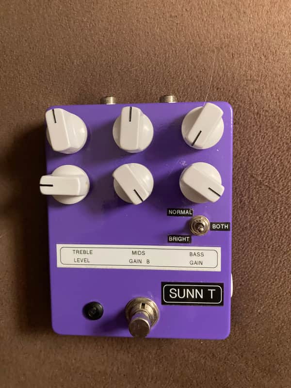 Cascade pedals Sunn model T 2019-2020 Purple | Reverb