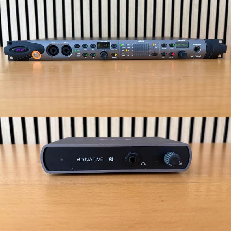Avid HD Omni Pro Tools HD / HDX Audio Interface 2010s - Dark | Reverb