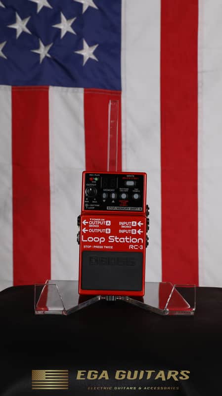 Boss RC-3 Loop Station - Red | Reverb