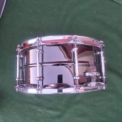 Pork Pie PP6514BB Big Black Brass 6.5x14" Snare Drum with | Reverb