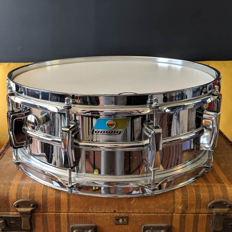Ludwig No. 400 Supraphonic 5x14" Aluminum Snare Drum with | Reverb