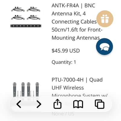 Phenyx Pro PTU-7000-4H | Quad UHF Wireless | Reverb The Netherlands