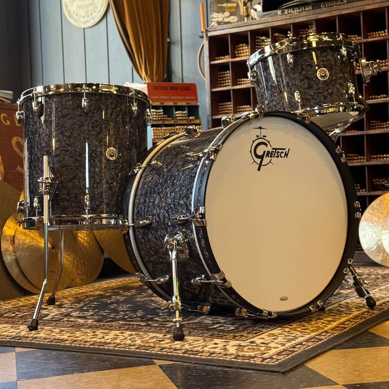 NEW Gretsch Brooklyn in Deep Black Marine Pearl - 14x22, | Reverb
