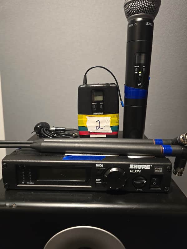 Shure Shure ULXP4/ULX2-SM58 Wireless Microphone System | Reverb
