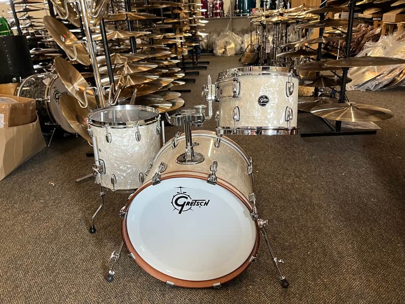 Gretsch Renown Shell Pack - Vintage Pearl Nitron - 20, 12, 14 | Reverb