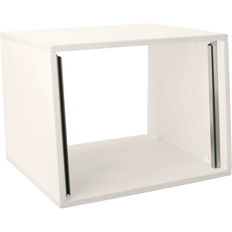 MUSIC STORE Studiorack 8HE Birch MP Kit white, 7° - Studio | Reverb